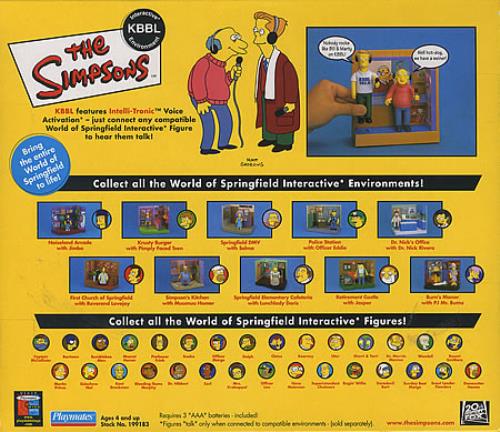 The Simpsons KBBL Interactive Invironment UK Toy (390893) 199183