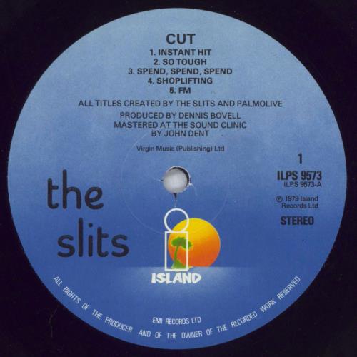 The Slits Cut - Demonstration Stamped Sleeve UK vinyl LP album (LP ...