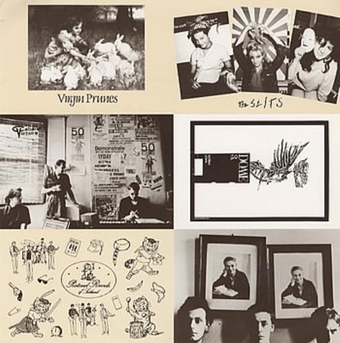 The Slits Uncut Postcard Sheet Japanese Promo artwork (303230)