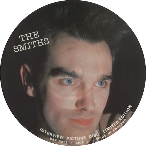 The Smiths Interview Disc UK picture disc LP (vinyl picture disc album ...
