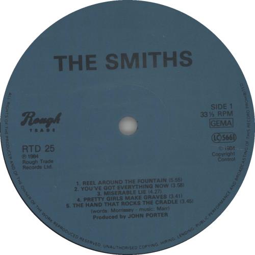 The Smiths The Smiths German vinyl LP album (LP record) (670622)