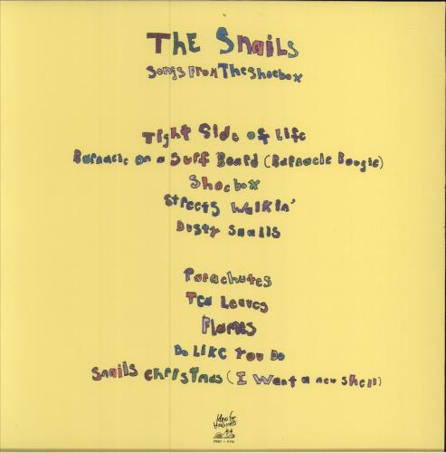 The Snails Songs From The Shoebox US vinyl LP album (LP record) (784394)