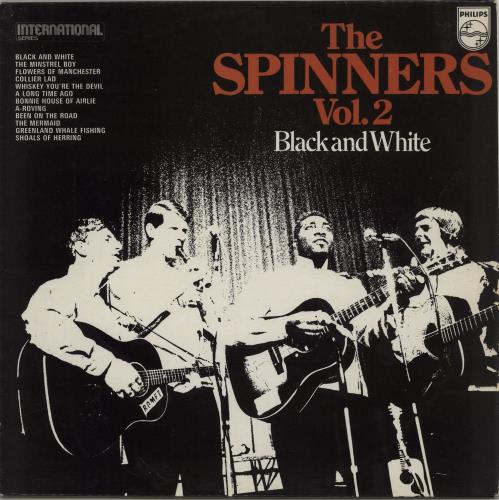 The Spinners Vol. 2 Black And White UK vinyl LP album (LP record) (757781)