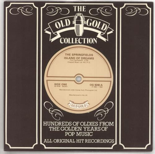 The Springfields (Folk) Island Of Dreams UK 7" vinyl single (7 inch ...