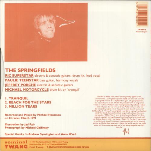 The Springfields (Indie) Tranquil UK 7" vinyl single (7 inch record ...