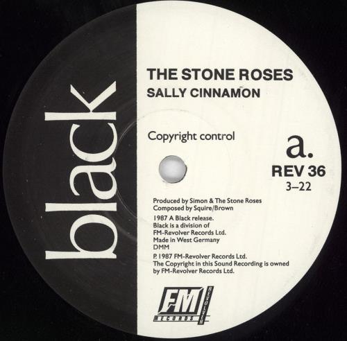 The Stone Roses Sally Cinnamon - 1st - EX UK 7" vinyl single (7 inch ...