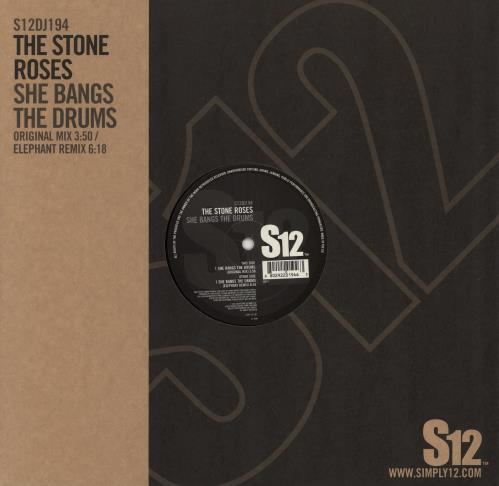The Stone Roses She Bangs The Drums UK 12" vinyl single (12 inch record / Maxi-single) (326857)