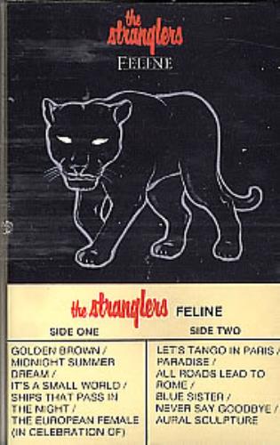 The Stranglers Feline Canadian cassette album (292304)