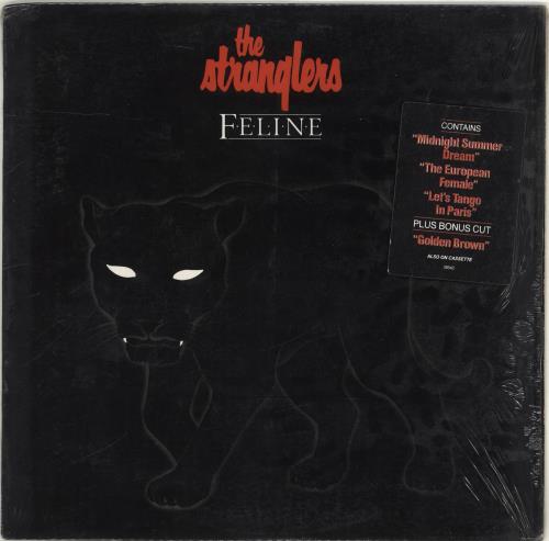 The Stranglers Feline US vinyl LP album (LP record) (706493)