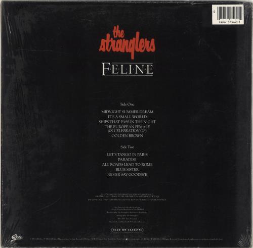 The Stranglers Feline US vinyl LP album (LP record) (706493)