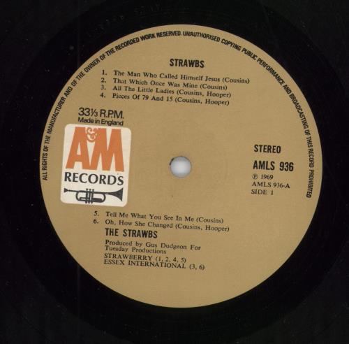 The Strawbs Strawbs - 1st - VG UK vinyl LP album (LP record) (665440)