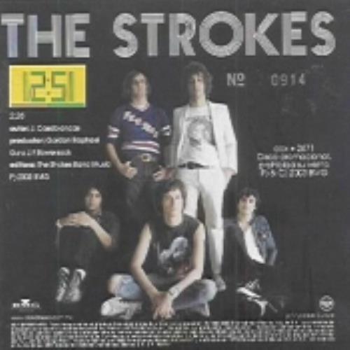 The Strokes 12:51 Mexican Promo CD single (CD5 / 5") (260530)
