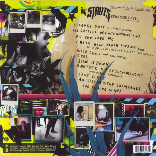 The Struts Strange Days - RSD - Clear Vinyl US vinyl LP album (LP ...