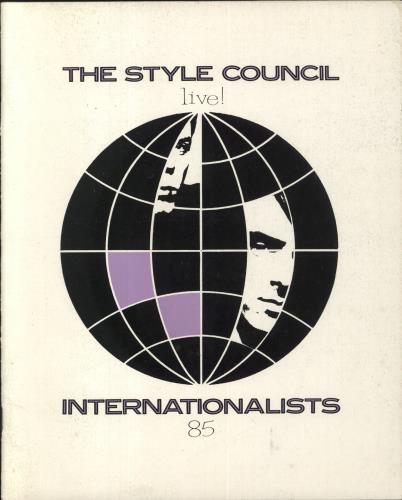 The Style Council Internationalists '85 UK tour programme (186363) TOUR ...
