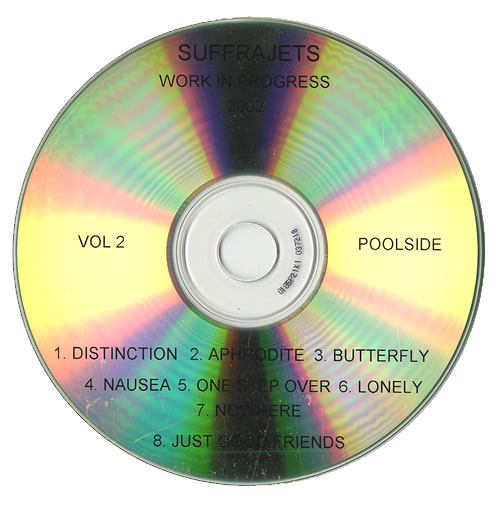 The Suffrajets Work In Progress UK Promo 2 CD album set (Double CD ...