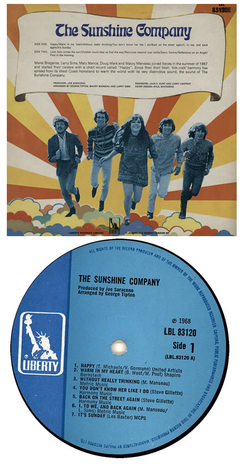 The Sunshine Company The Sunshine Company UK vinyl LP album (LP record ...