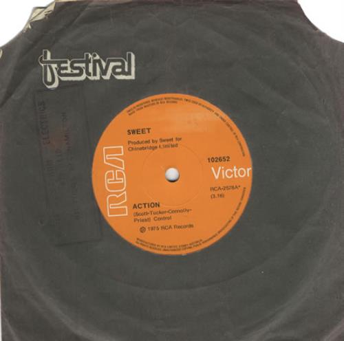 The Sweet Action Australian 7" vinyl single (7 inch record / 45) (391058)