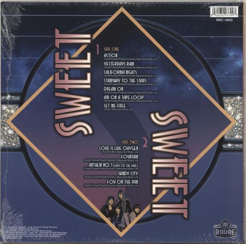 The Sweet Level Headed Tour Rehearsals 1977 - Blue Vinyl UK vinyl LP ...