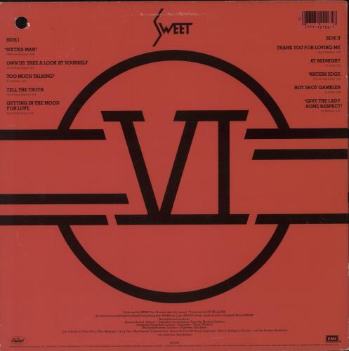 The Sweet VI US vinyl LP album (LP record) (874124)