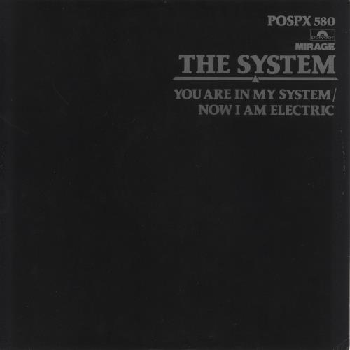 The System You Are In My System UK 12" vinyl single (12 inch record ...