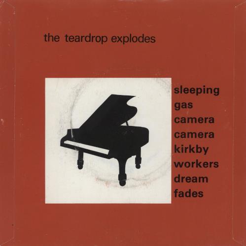The Teardrop Explodes Sleeping Gas - Red Sleeve UK 7" vinyl single (7 ...