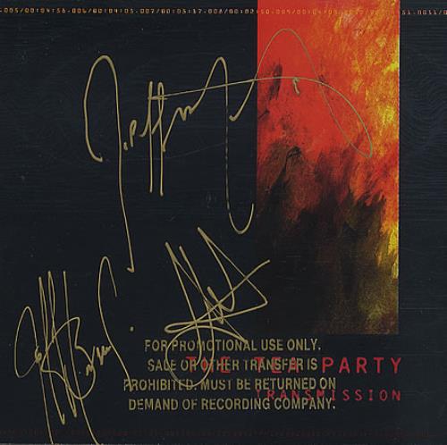 The Tea Party Transmission - Fully Autographed US CD album (CDLP) (399938)