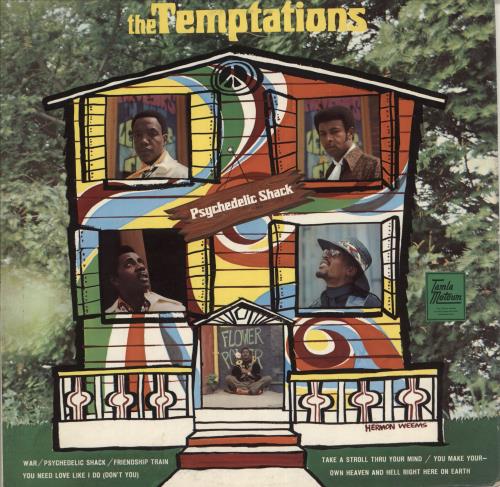 The Temptations Psychedelic Shack UK vinyl LP album (LP record) (716231)