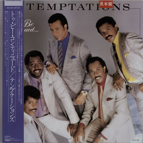 The Temptations To Be Continued... Japanese Promo vinyl LP album (LP ...