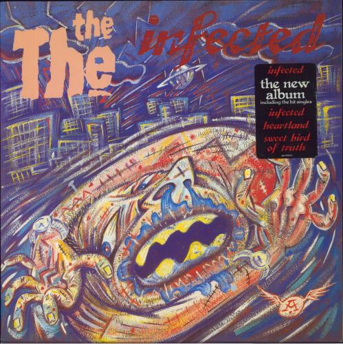 The The Infected - EX - Stickered Dutch vinyl LP album (LP record) (824725)