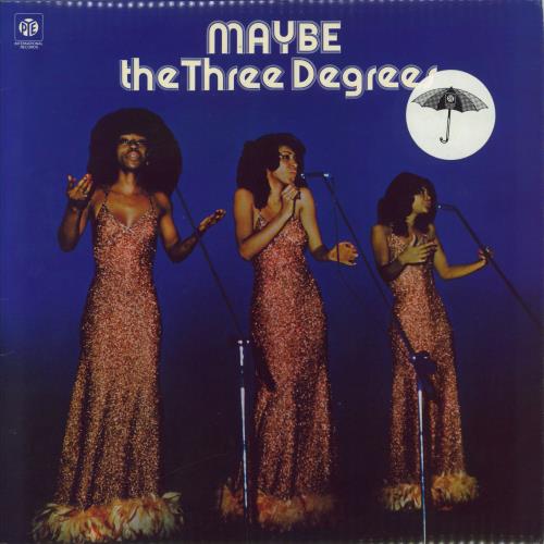 The Three Degrees Maybe UK vinyl LP album (LP record) (457411)