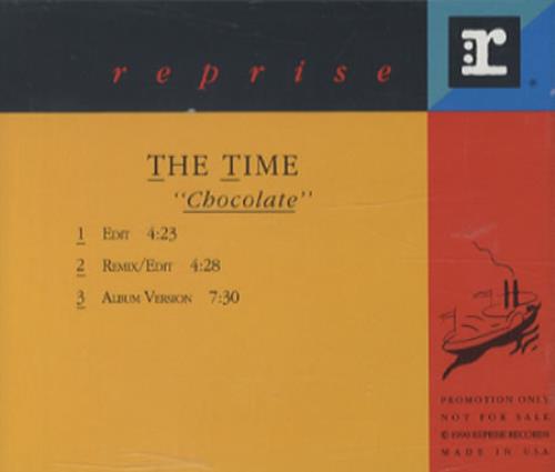 The Time Chocolate US Promo CD single (CD5 / 5") (3429)