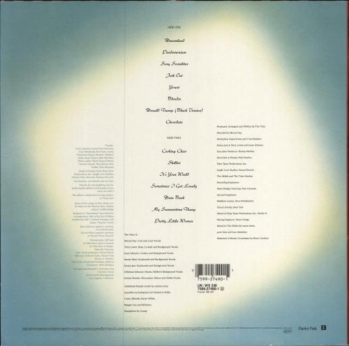 The Time Pandemonium German vinyl LP album (LP record) (177534)