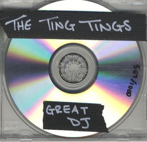 The Ting Tings Great DJ US Promo CD-R acetate (440001)