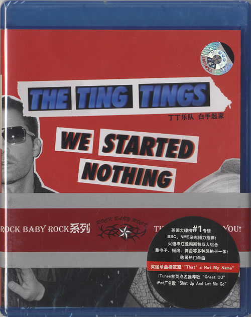 The Ting Tings We Started Nothing Chinese CD album (CDLP) (452619)