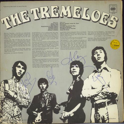 The Tremeloes The Tremeloes - Autographed UK vinyl LP album (LP record ...