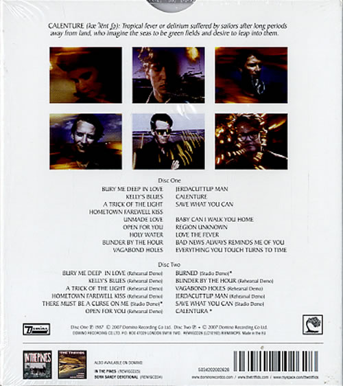 The Triffids (80s) Calenture UK 2 CD album set (Double CD) (388745)