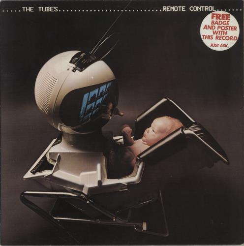 The Tubes Remote Control + Insert UK vinyl LP album (LP record) (417967)
