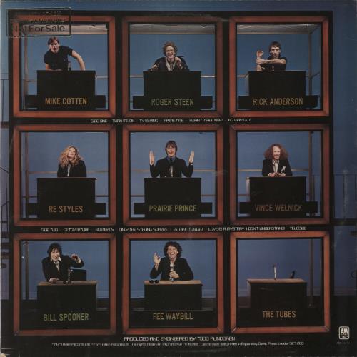 The Tubes Remote Control + Insert UK vinyl LP album (LP record) (417967)