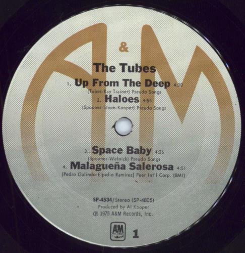 The Tubes The Tubes-VG US vinyl LP album (LP record) (797185)