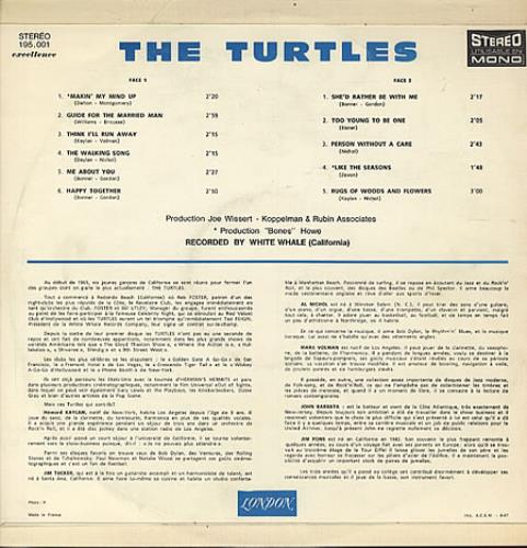 The Turtles Happy Together French vinyl LP album (LP record) (271594)