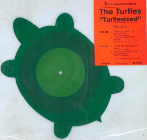 The Turtles Turtlesized - Sealed US shaped picture disc (picture disc ...