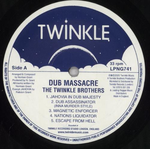 The Twinkle Brothers Dub Massacre UK vinyl LP album (LP record) (838932)