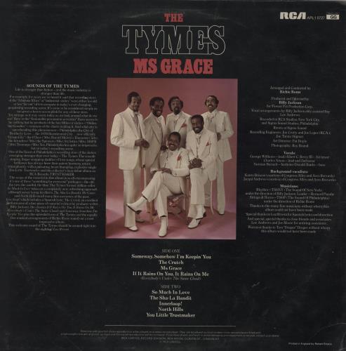 The Tymes Ms Grace UK vinyl LP album (LP record) (760282)
