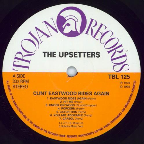 The Upsetters Clint Eastwood Rides Again UK vinyl LP album (LP record ...