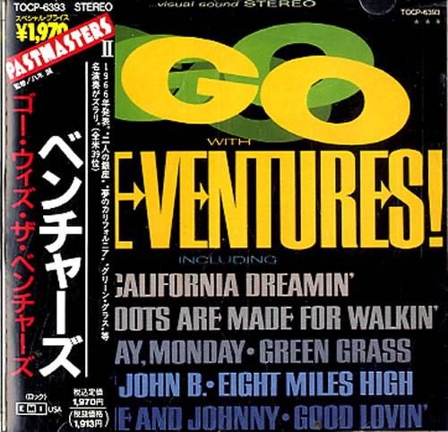 The Ventures Go With The Ventures Japanese Promo CD album (CDLP) (594353)