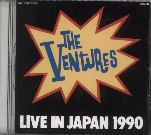 The Ventures Live In Japan 1990 Japanese Promo CD album (CDLP) (739312)