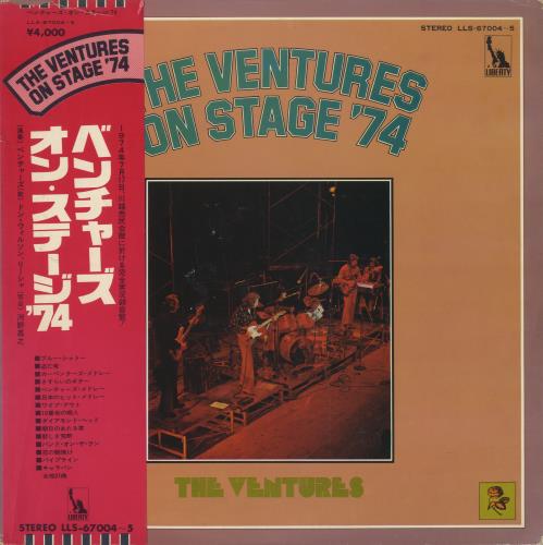 The Ventures On Stage '74 Japanese 2-LP vinyl record set (Double LP Album) (528368)