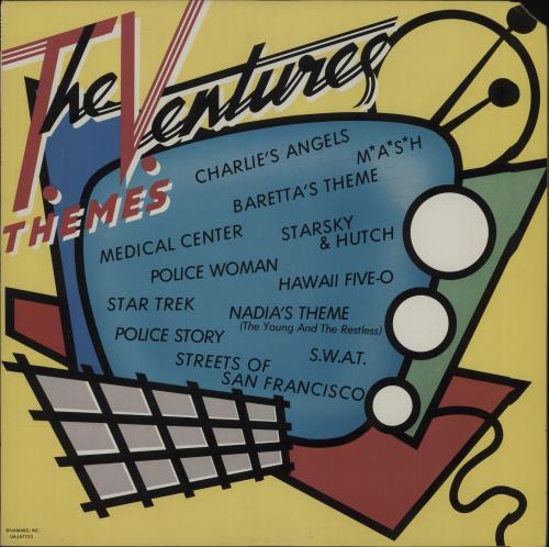 The Ventures T.V. Themes US vinyl LP album (LP record) (534101)