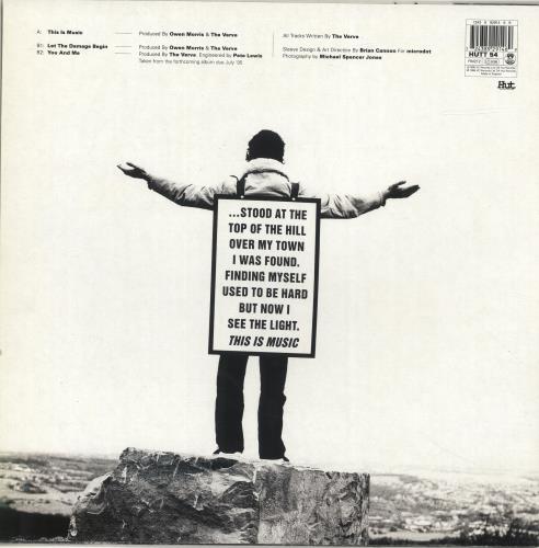 The Verve This Is Music UK 12" vinyl single (12 inch record / Maxi ...