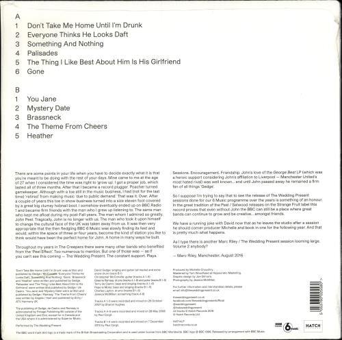 The Wedding Present Marc Riley Sessions Volume 1 UK vinyl LP album (LP ...